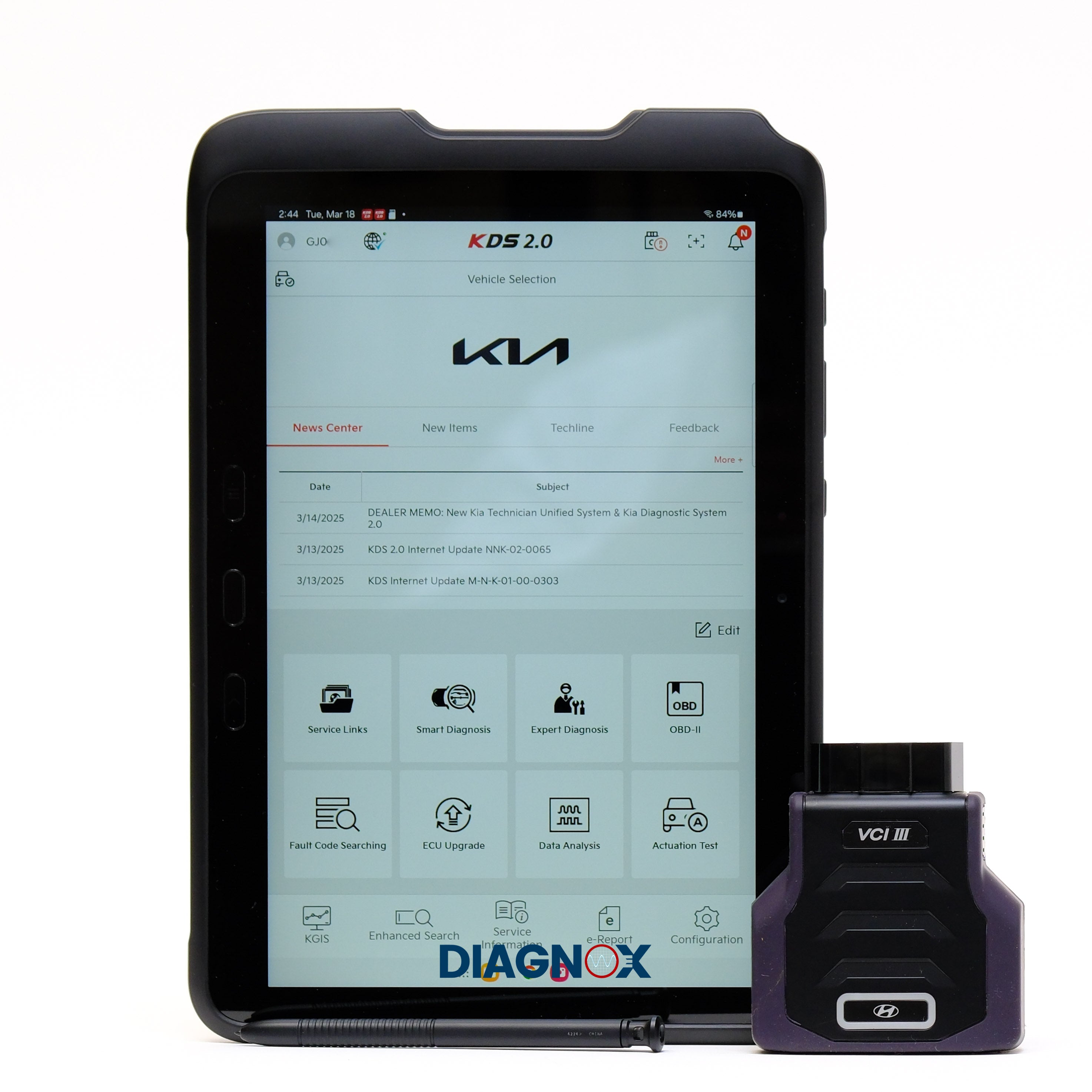KIA KDS 2.0 VCI3 Factory Diagnostic Scan Tool Pro Kit Plus – Diagnoex