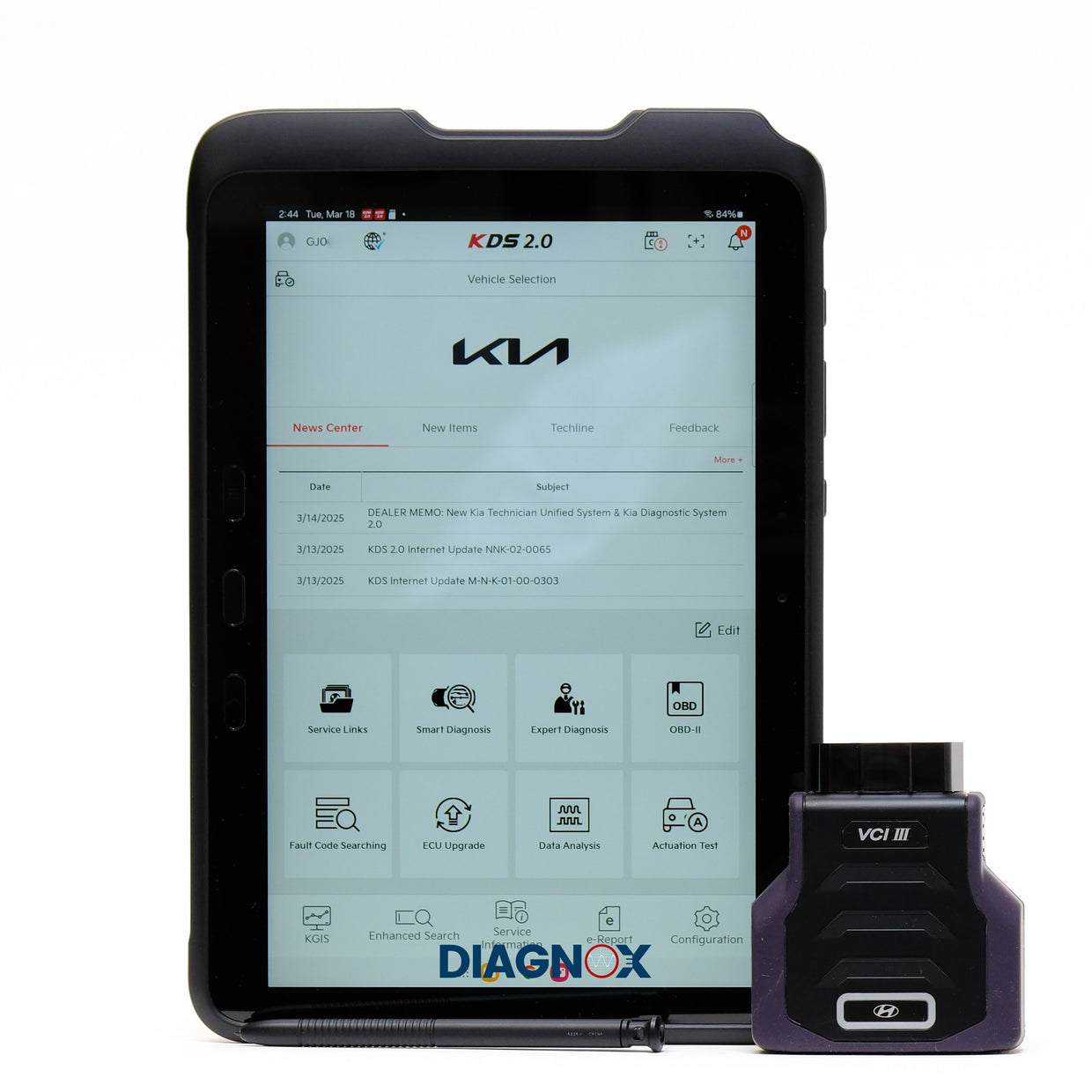 KIA KDS 2.0 VCI3 Factory Pro Diagnostic Scan Tool – Diagnoex