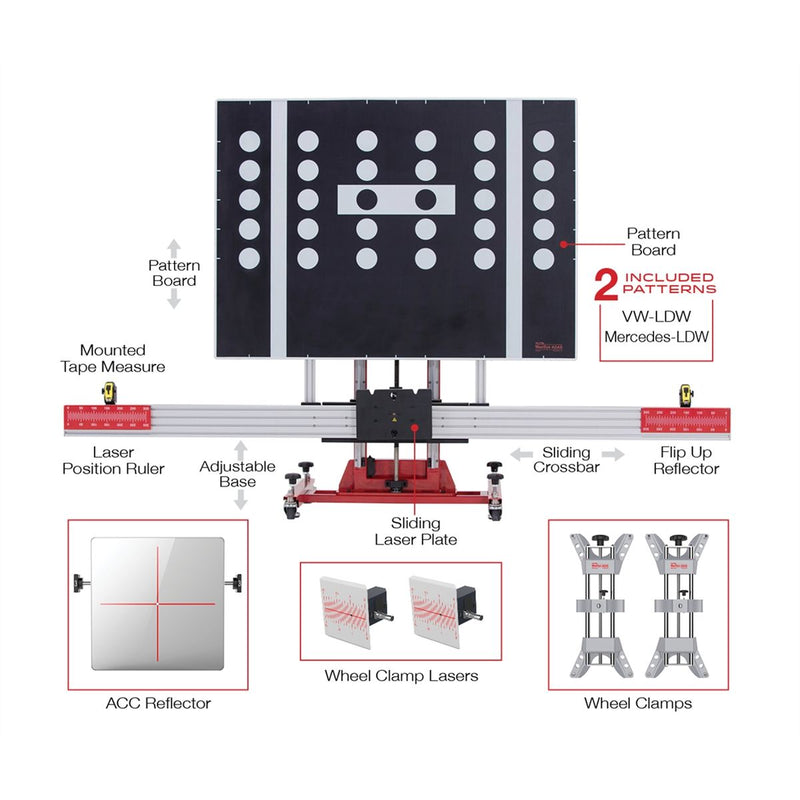 ADAS Calibration Frame Package | Adaptive Cruise Lane Departure - Diagnoex