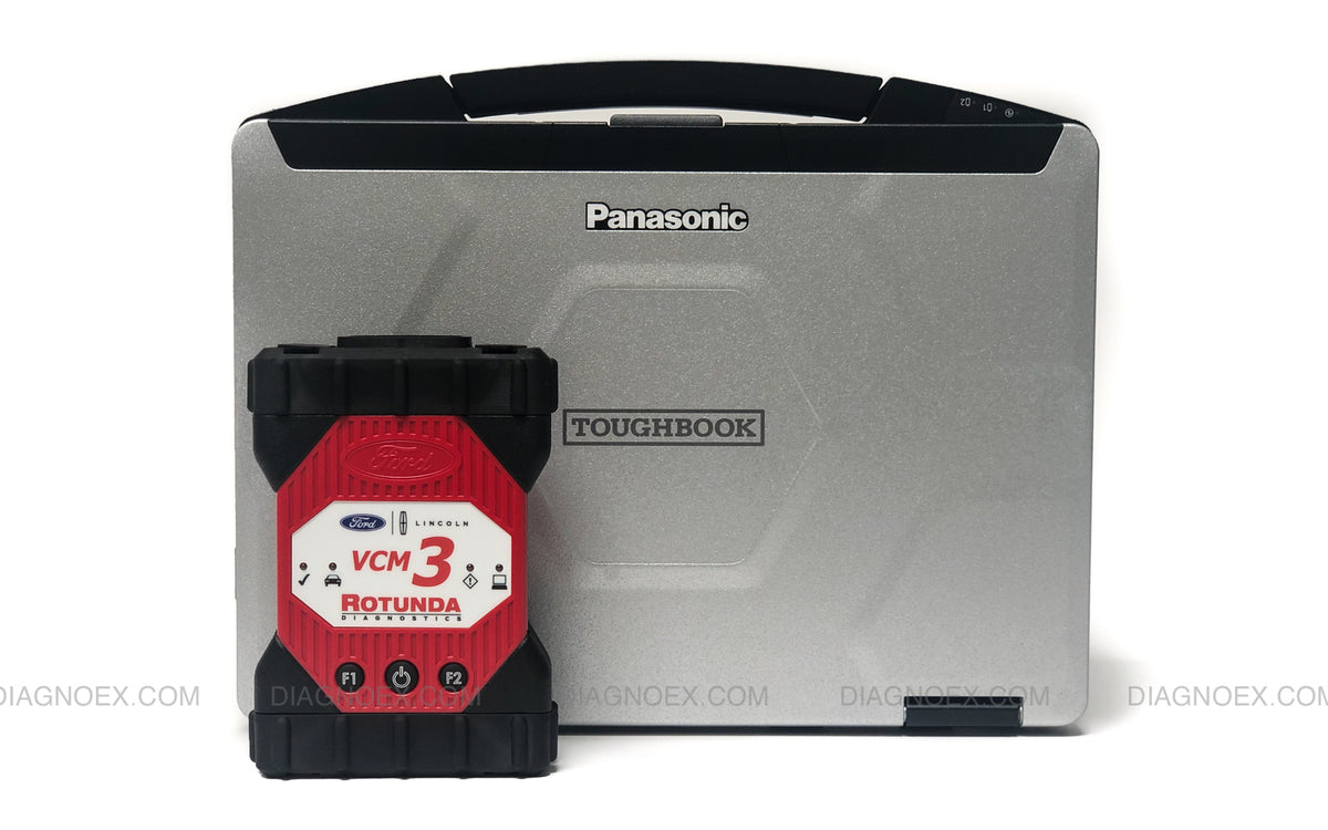 Ford IDS FDRS VCM3 Diagnostic Scan Tool OEM Package Toughbook 54 - Diagnoex