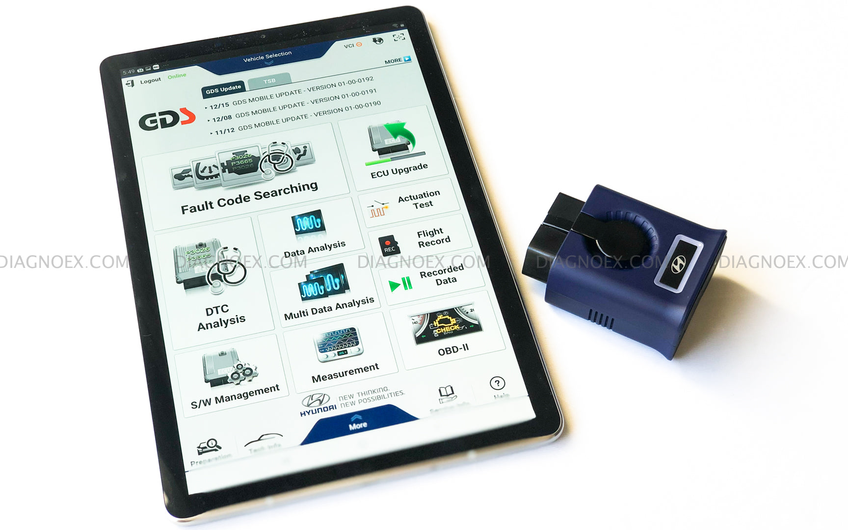 Hyundai GDS SMART Dealer Diagnostic Scan Tool - Diagnoex