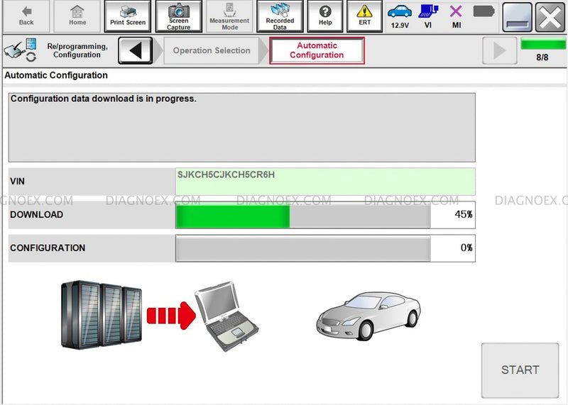 Nissan INFINITI Consult 4 Factory Scan Tool C4 Kit - Diagnoex
